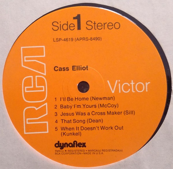 Cass Elliot - Cass Elliot - Vinyl Pussycat Records