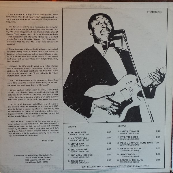 Jimmy Reed - The Greatest Hits Of Jimmy Reed Vol.1 - Vinyl Pussycat Records