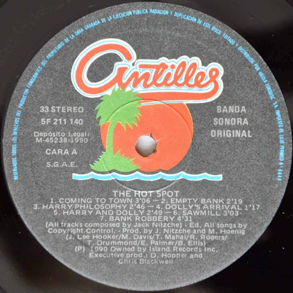 The Hot Spot "Soundtrack"