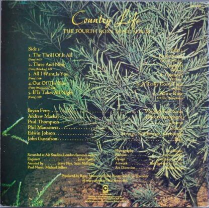 Roxy Music ‎– Country Life