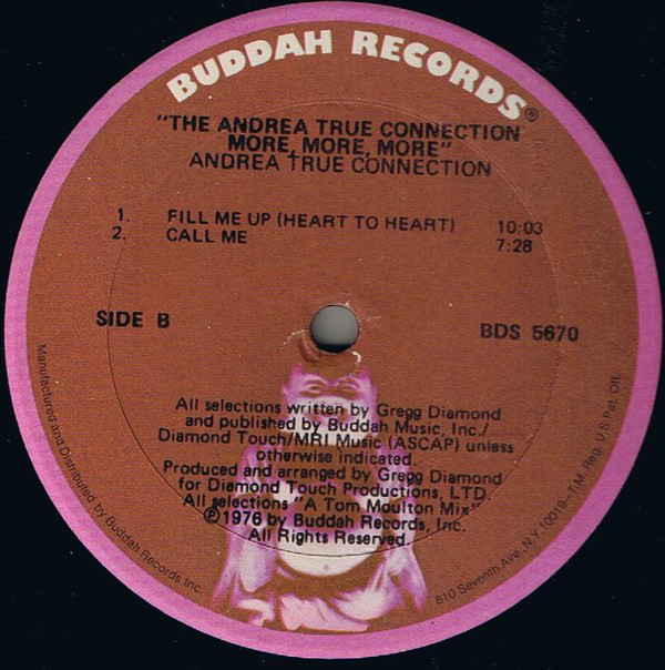 Andrea True Connection - More, More, More - Vinyl Pussycat Records