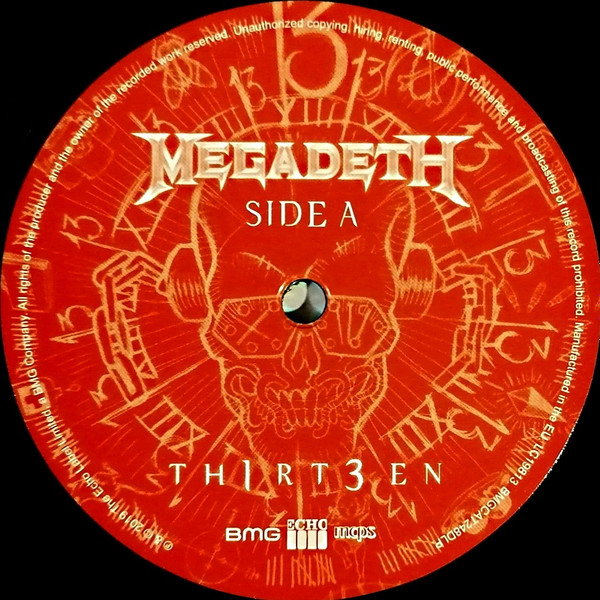 Megadeth - Th1rt3en - Vinyl Pussycat Records