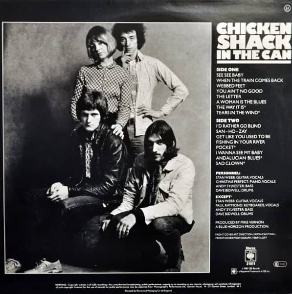 Chicken Shack ‎– In The Can - Vinyl Pussycat Records