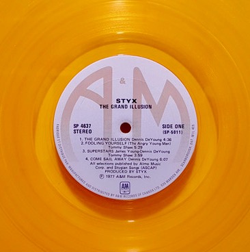 Styx - The Grand Illusion (Gold) - Vinyl Pussycat Records