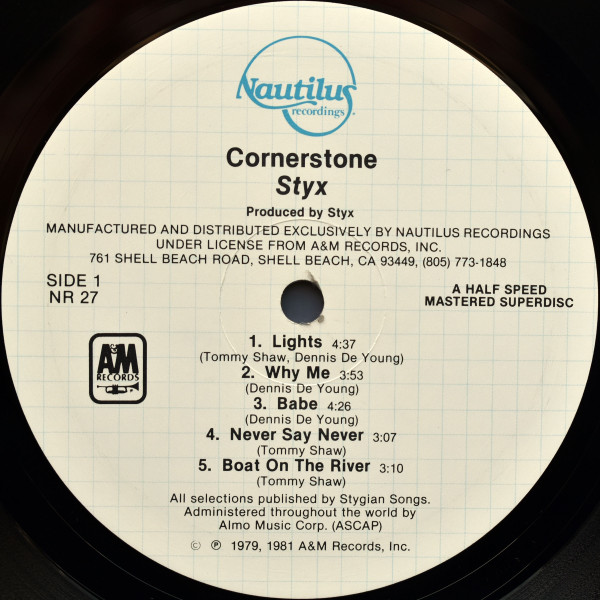 Styx - Cornerstone (Audiophile) - Vinyl Pussycat Records
