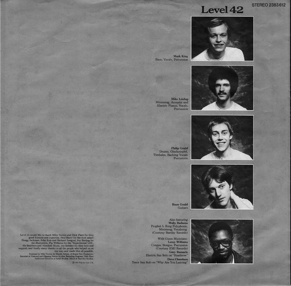 Level 42 - Level 42 - Vinyl Pussycat Records