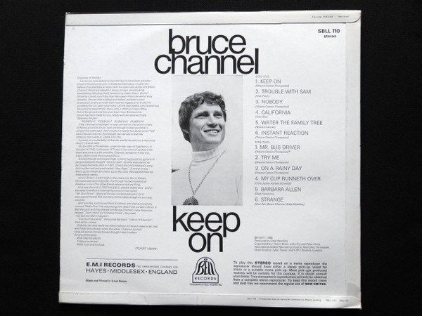 Bruce Channel - Keep On - Vinyl Pussycat Records