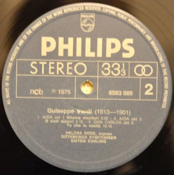 Helena Döse - Puccini. Mascagni. Verdi - Vinyl Pussycat Records