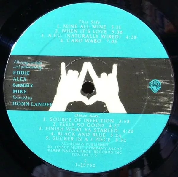 Van Halen ‎– OU812 - Vinyl Pussycat Records