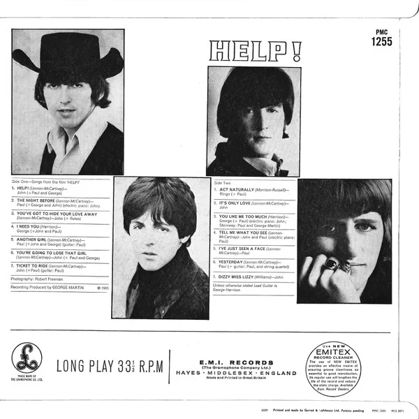 The Beatles - Help! (UK) Mono - Vinyl Pussycat Records