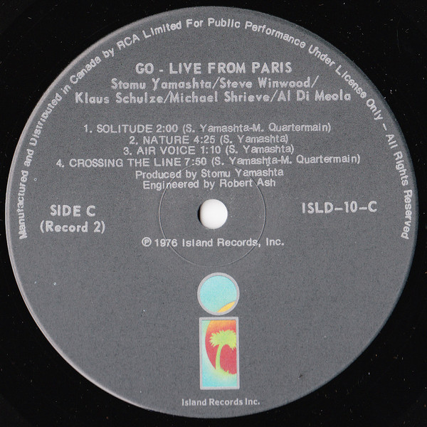 Stomu Yamashta's Go - Go Live From Paris - Vinyl Pussycat Records