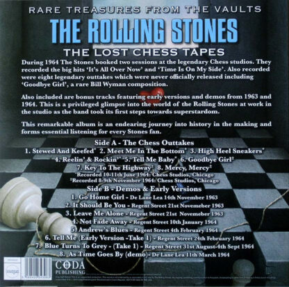 The Rolling Stones – The Lost Chess Tapes (Limited Edition) - Vinyl ...
