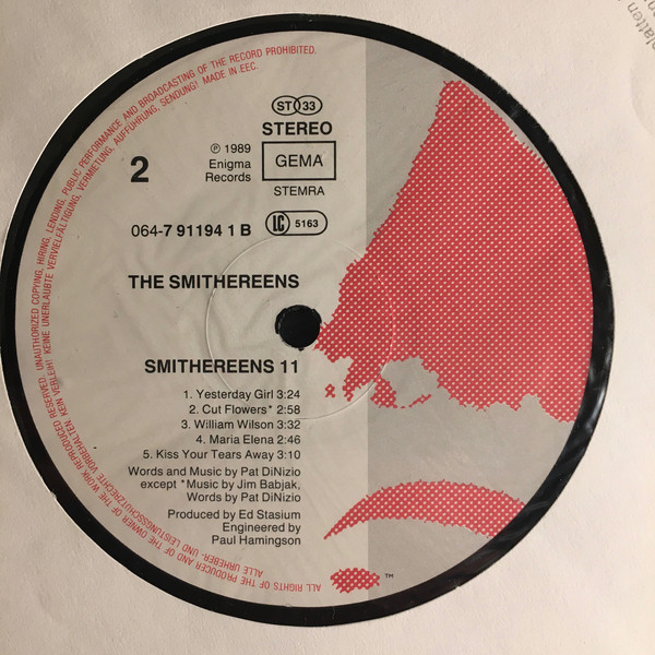The Smithereens - 11 - Vinyl Pussycat Records